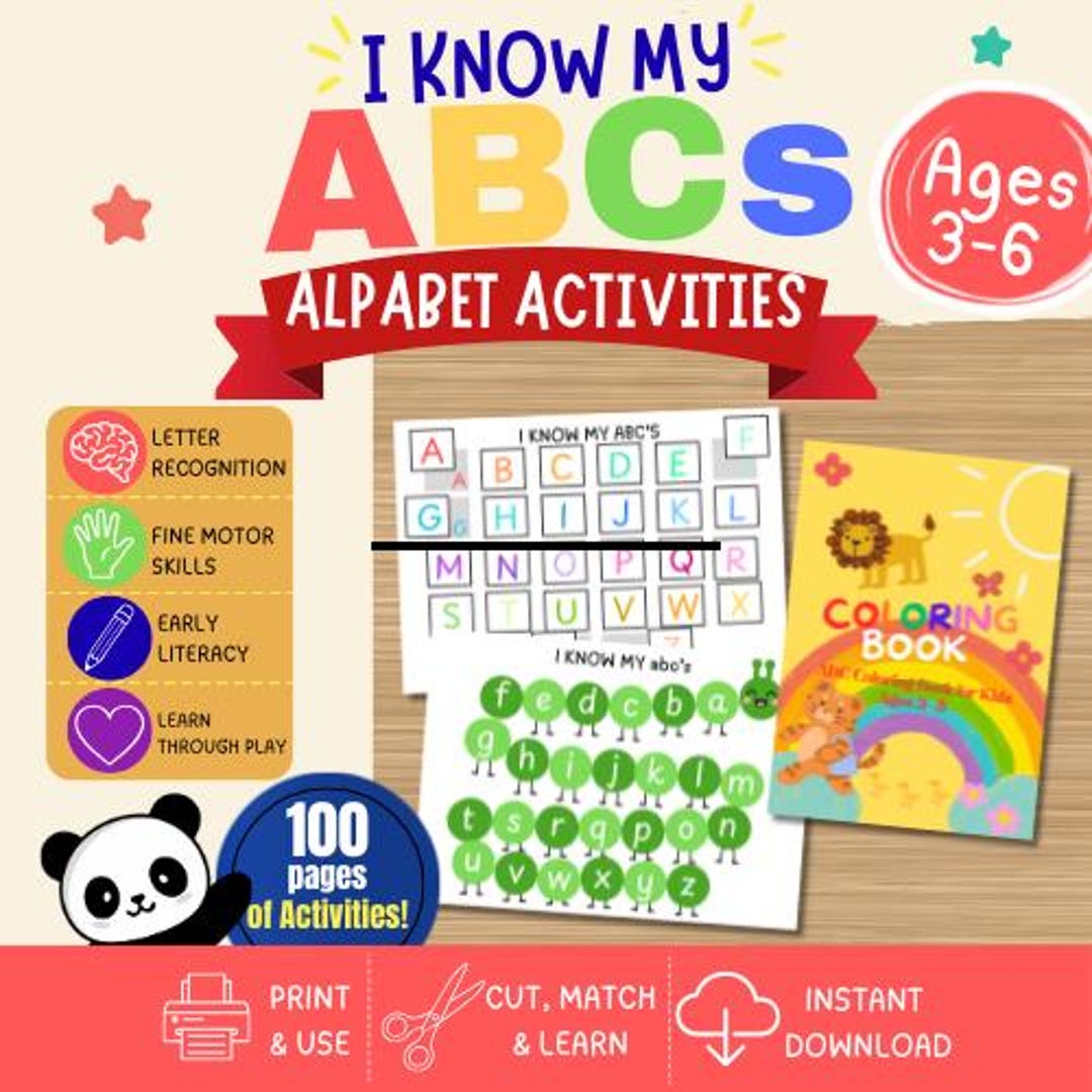 Alphabet Matching Game Printable | Abcs Letter Recognition Activity ...