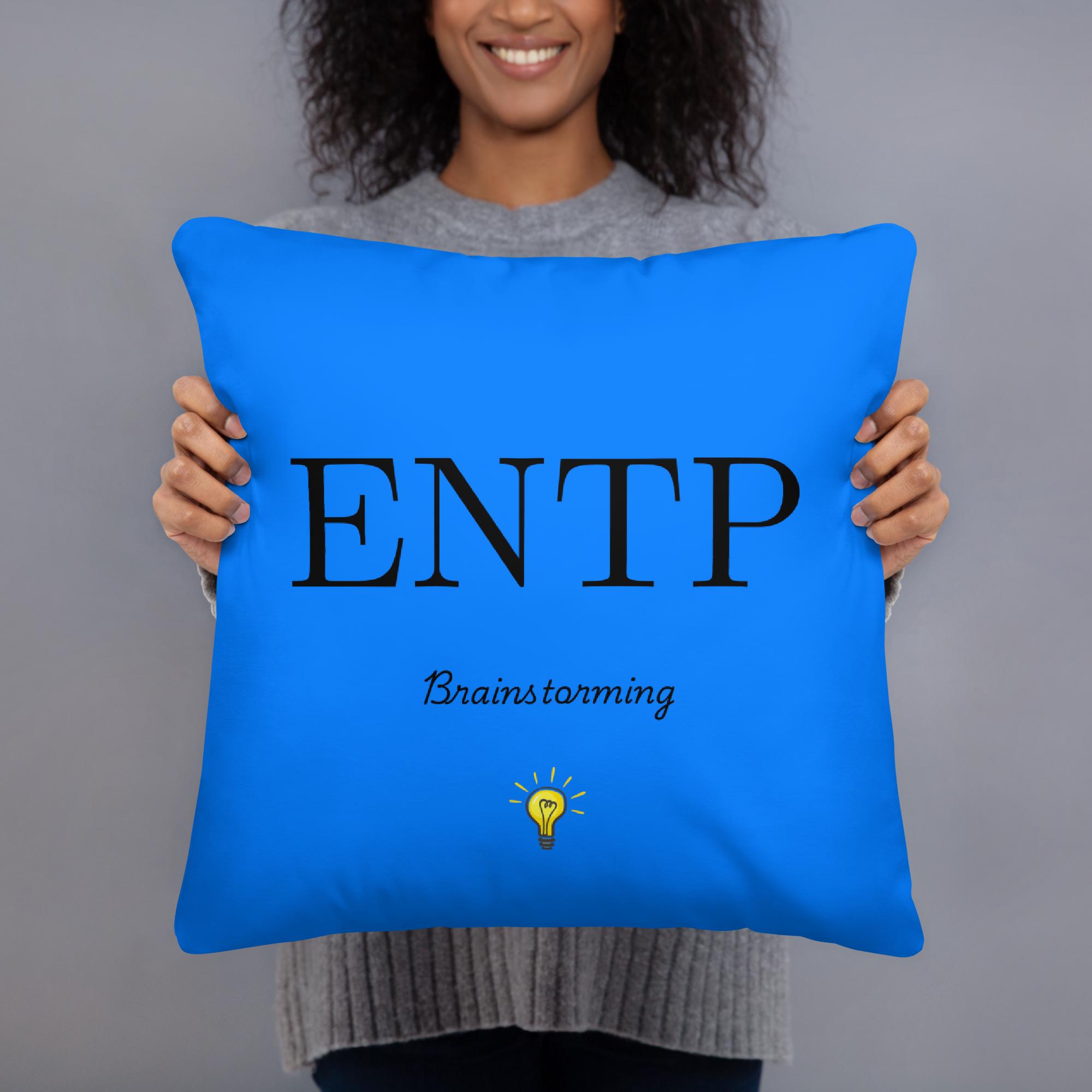 ENTP Throw Pillow – “brainstorming” | MBTI Personality Pillow | Gift ...