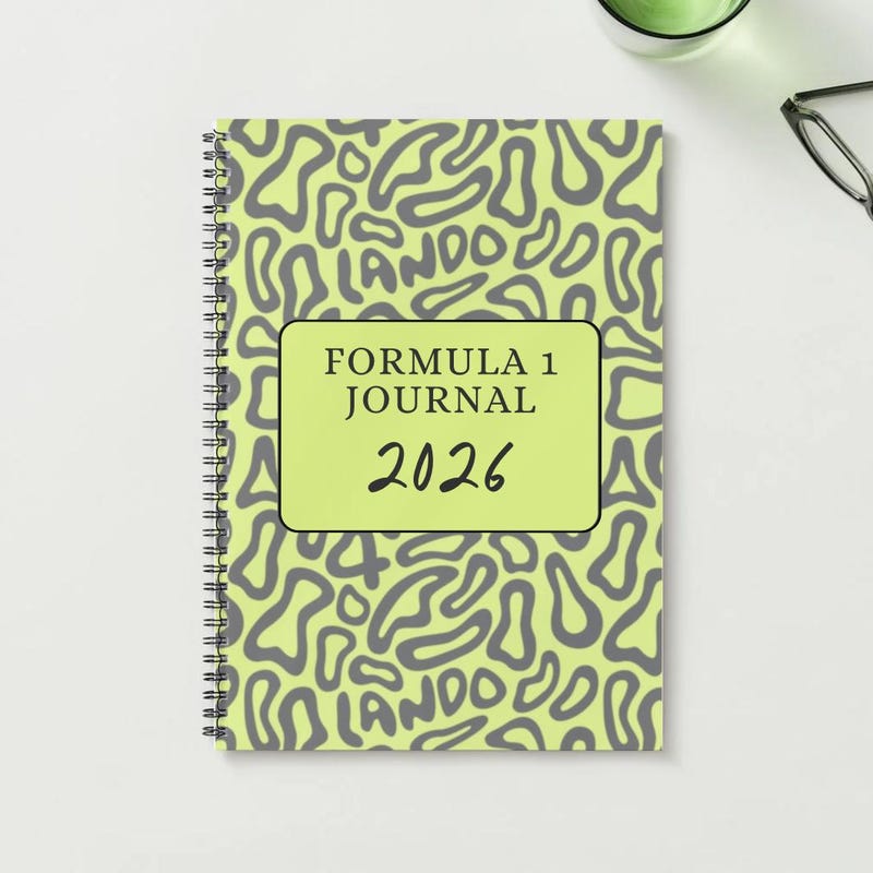 Formula 1 Journaling - Etsy UK