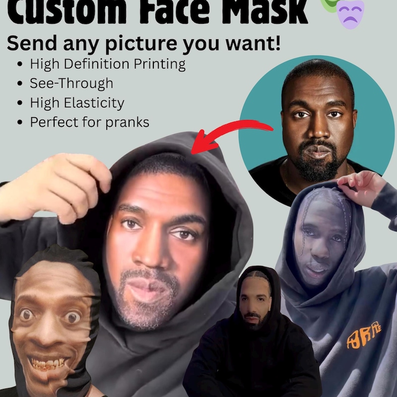 Custom Full Face Mask - Etsy