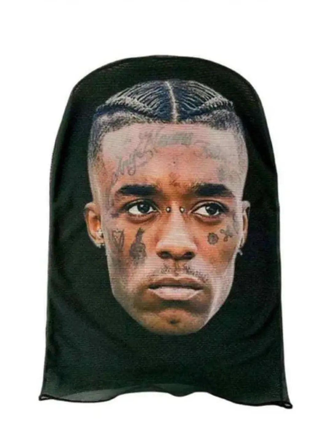 Uzi Shiesty Face Mask | 3D Print Celebrity Mask | Cosplay Funny Mask ...