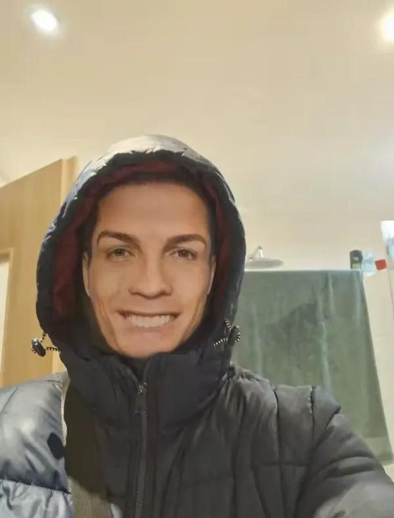 Ronaldo Shiesty Face Mask | 3D Print Celebrity Mask | Cosplay Funny ...