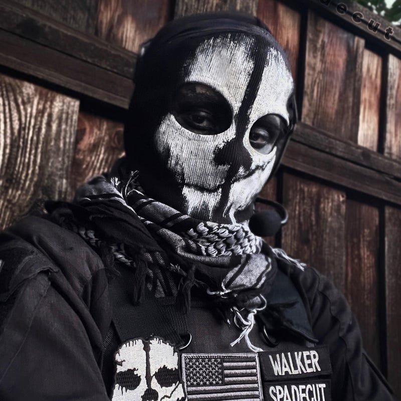 Cod Ghost Mask - Etsy