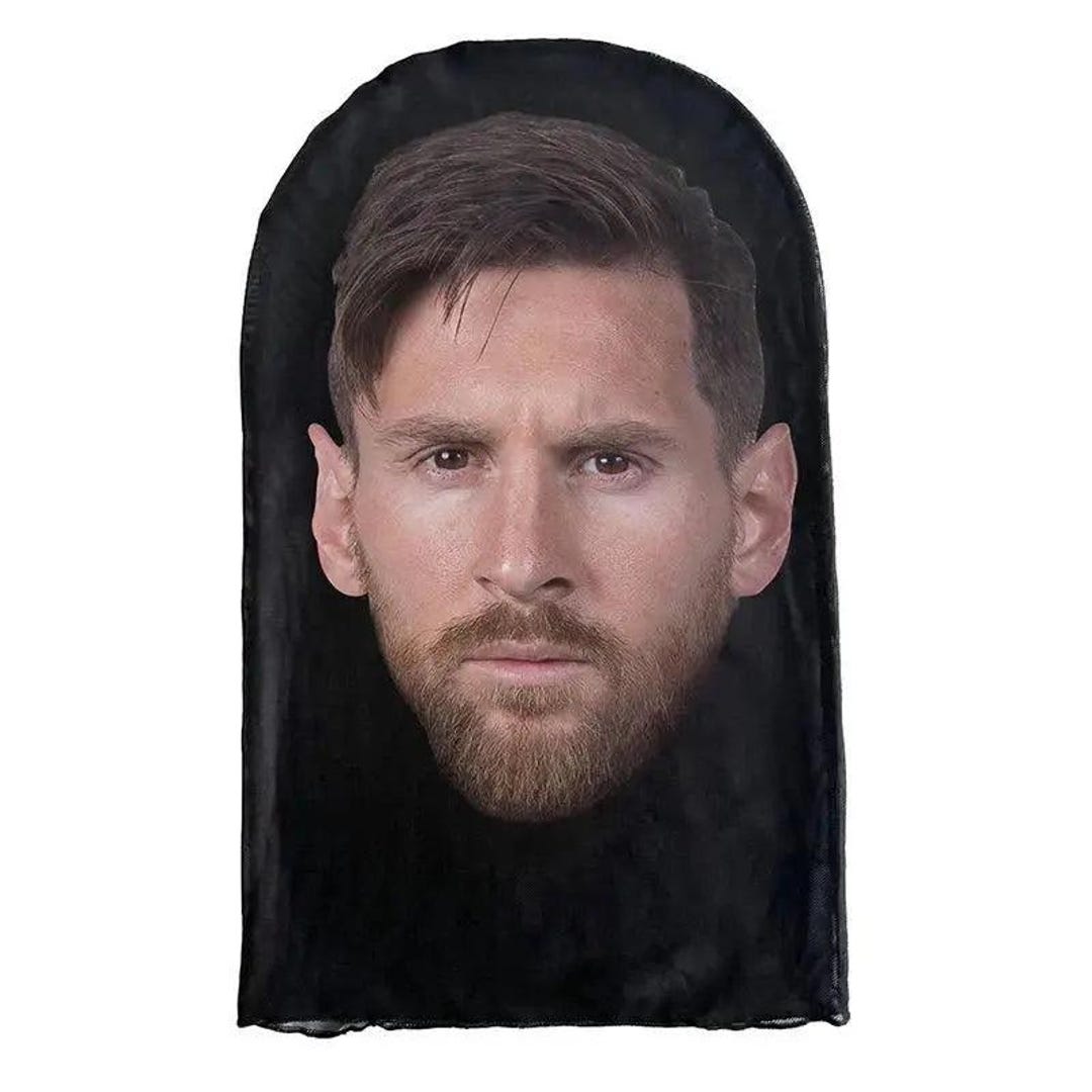 Messi Shiesty Face Mask | 3D Print Celebrity Mask | Cosplay Funny Mask ...
