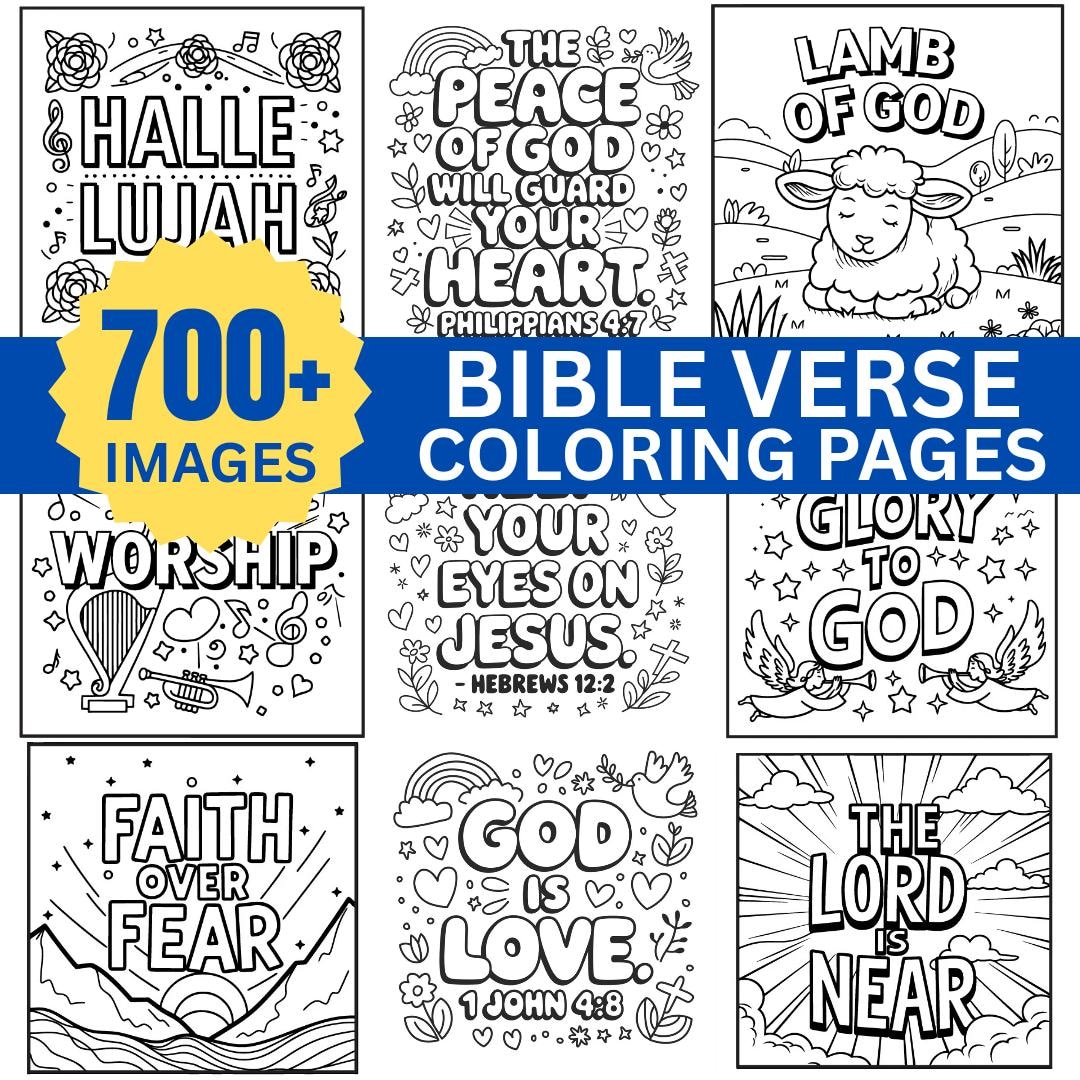 Kids Bible Verse Coloring Pages, Kid's Bible Coloring Pages, Sunday ...