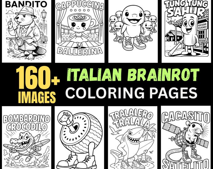Bombardino Crocodilo Coloring Page - Printable Italian Brainrot ...