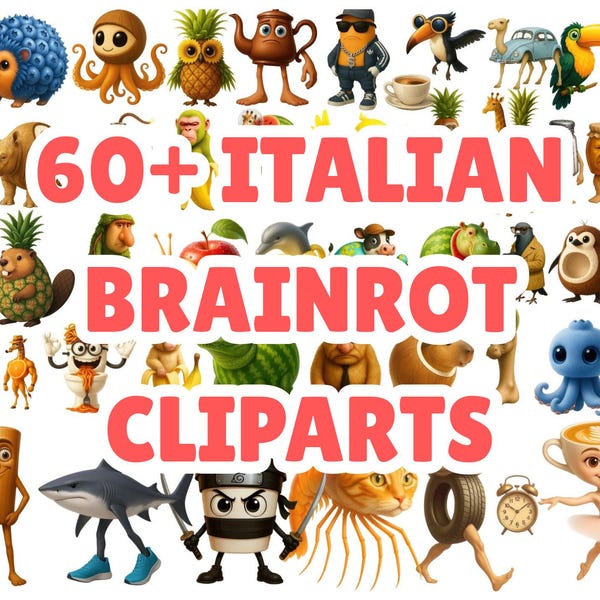 Brainrot Stickers - Etsy