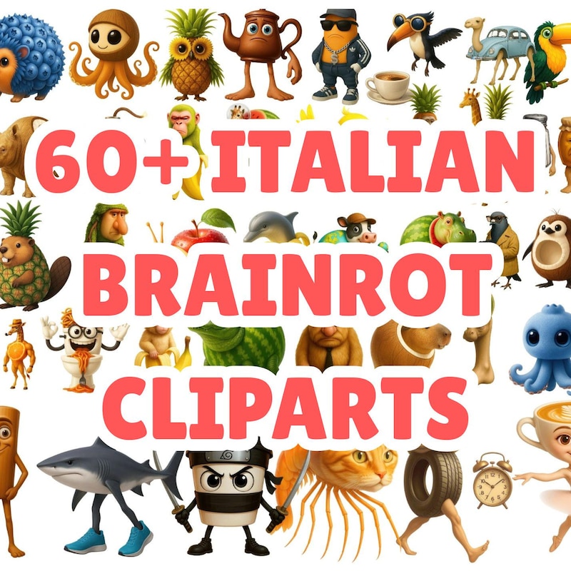 Brainrot Stickers - Etsy
