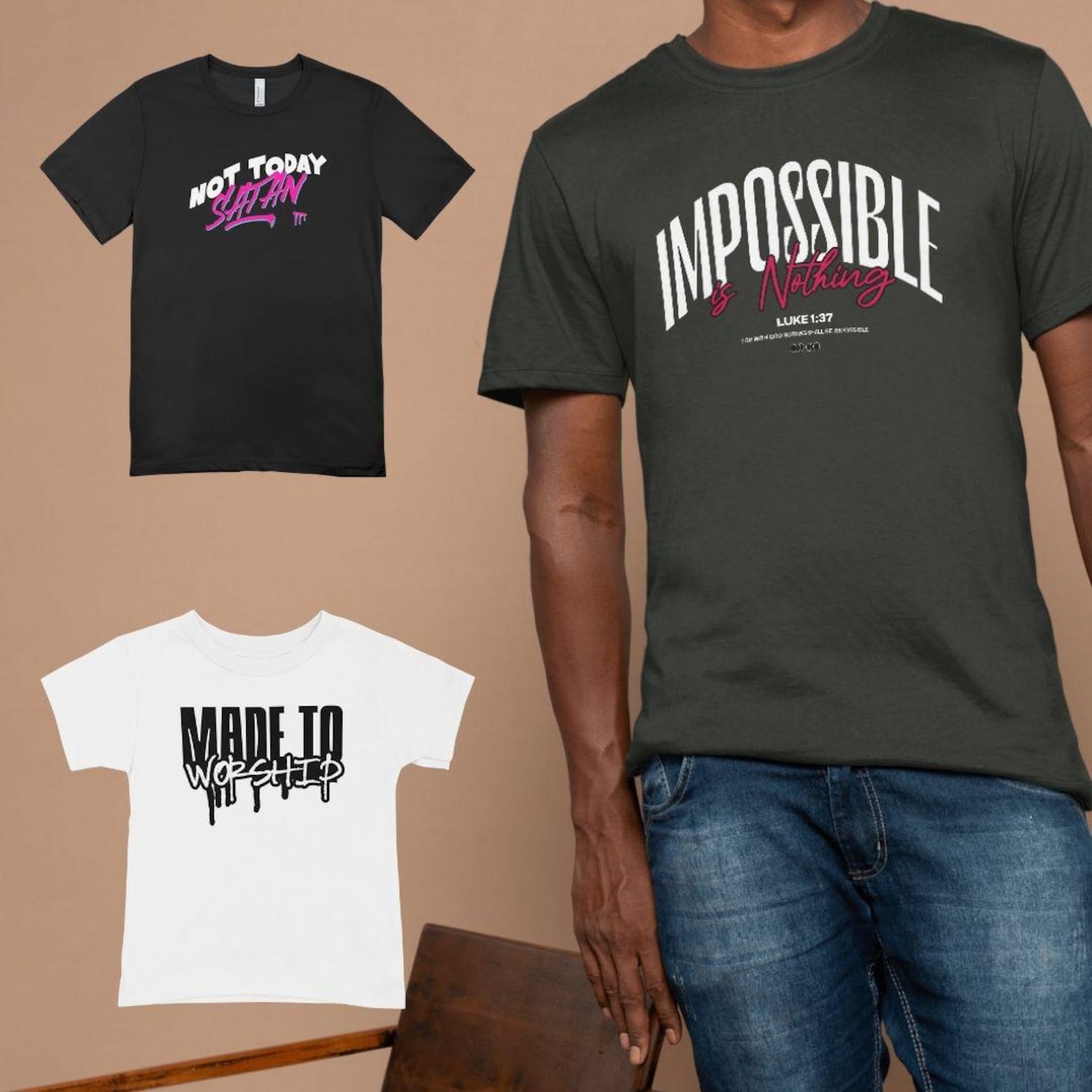 260+ Christian Men's Front and Back PNG Designs, Faith-based Sayings ...