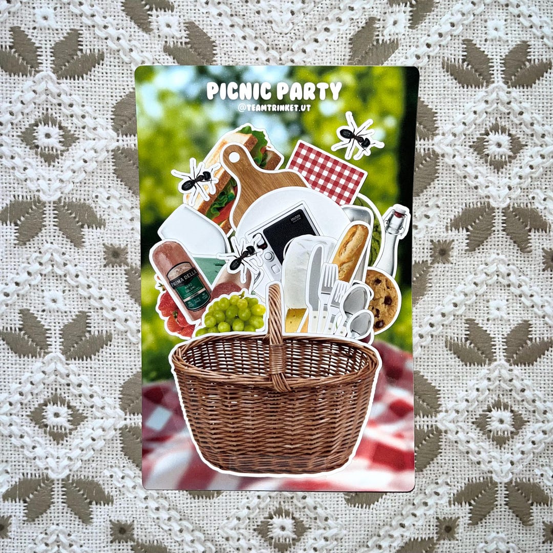 Picnic Party | Picnic-themed Sticker Pack - Etsy