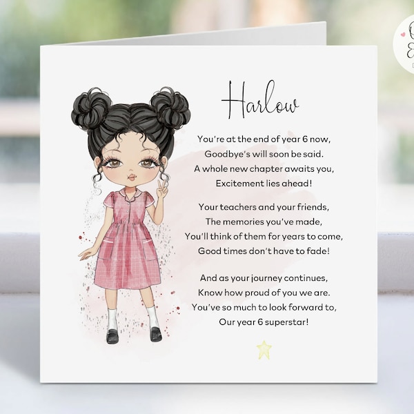 School Leavers Card - Etsy