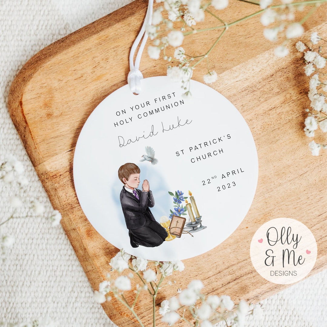 Personalised First Holy Communion Gift | 1st Holy Communion Keepsake ...