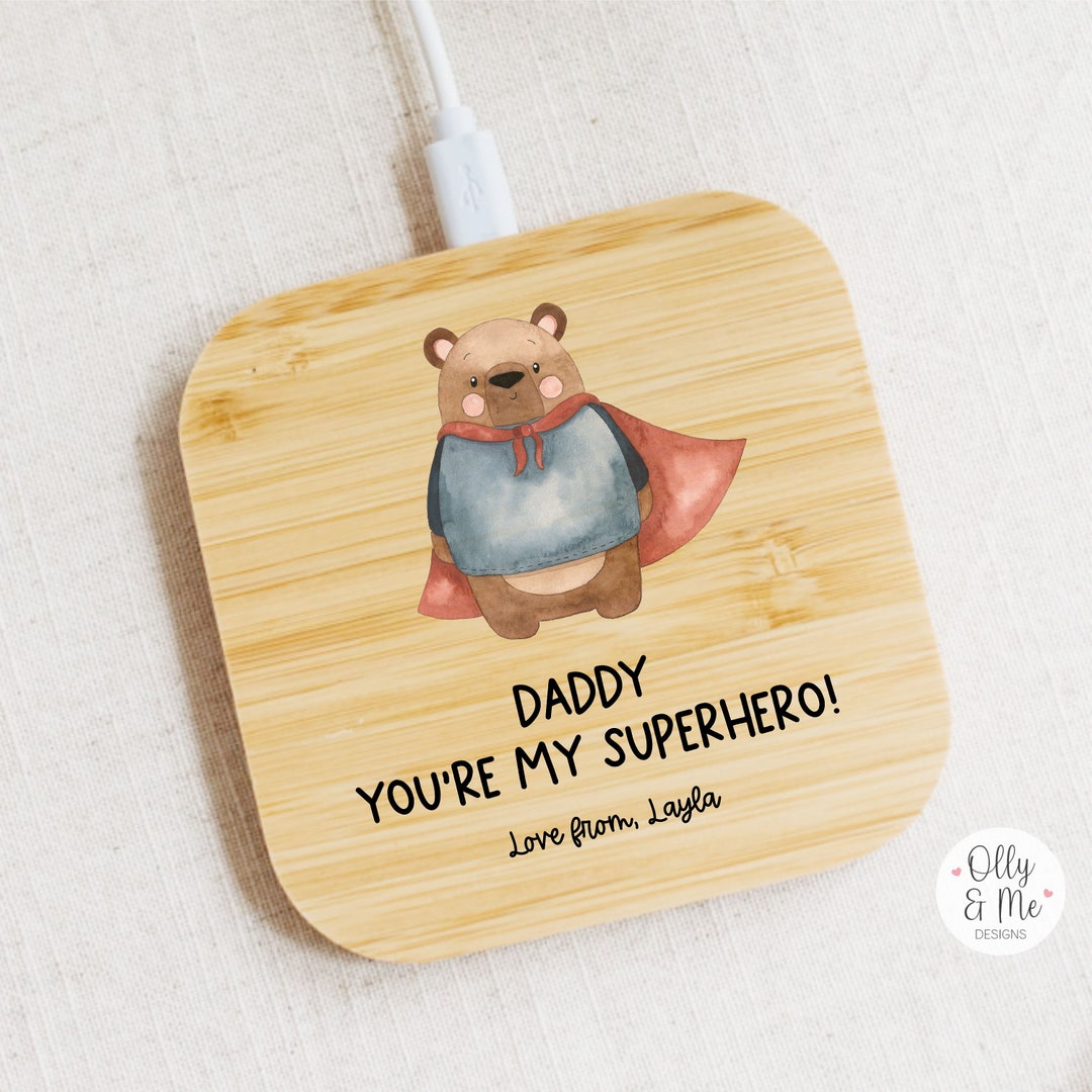 Wireless Phone Charger Father's Day Gift/birthday Gift - Etsy
