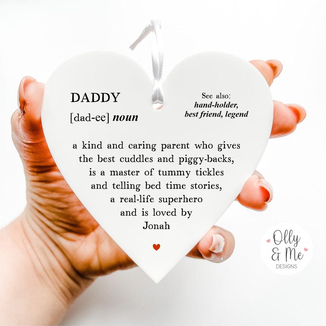 Daddy Definition Sign/plaque Personalised - Etsy UK