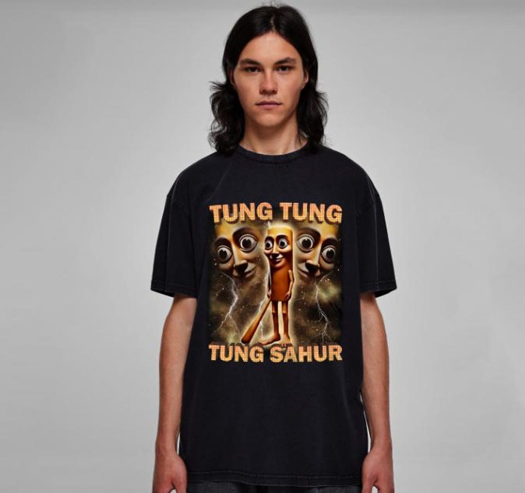 Tung Tung Tung Sahur Funny Baseball Bat Meme PNG, Dank Memes Tshirt ...