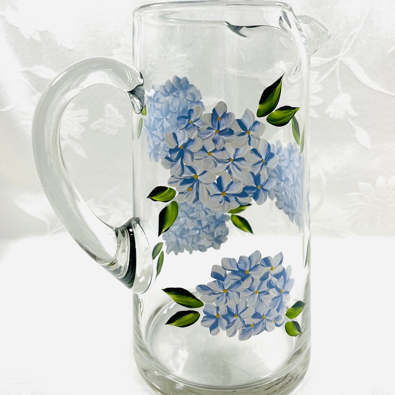 Hand Painted Pitcher - Etsy