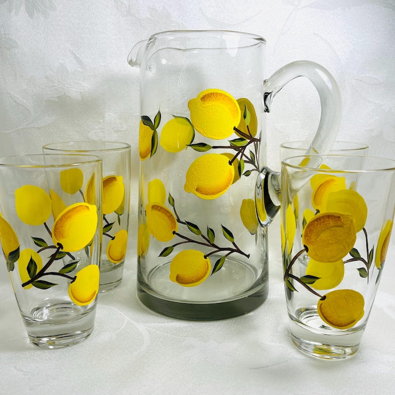 Lemonade Glasses - Etsy