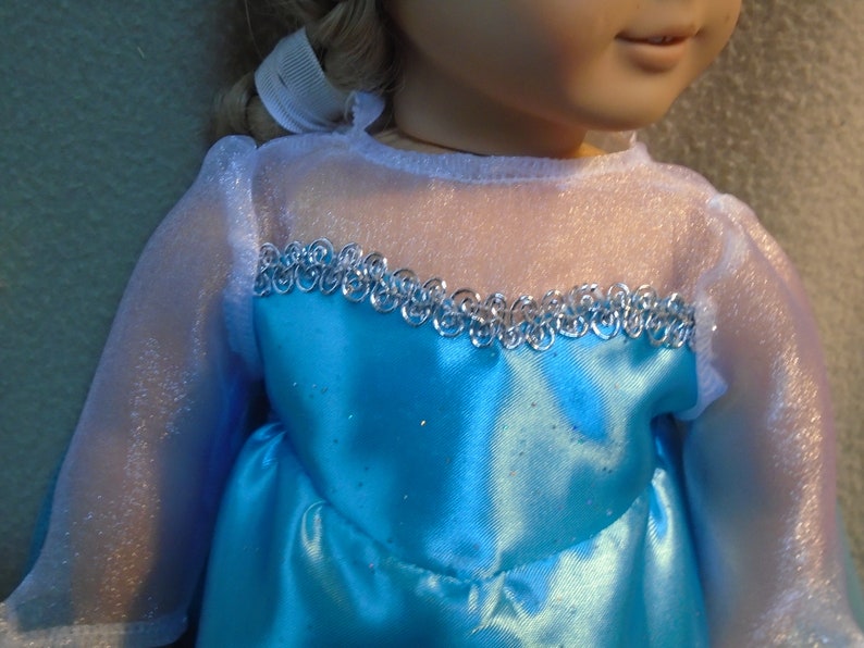 Disney Frozen Princess Elsa Dress for American Girl Doll - Etsy