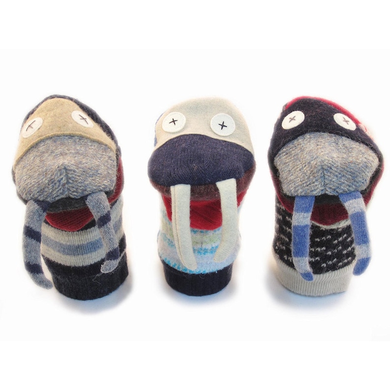 Walrus Hand Puppet, Safe for All Ages (newborn+), Movable Mouth, Eco ...