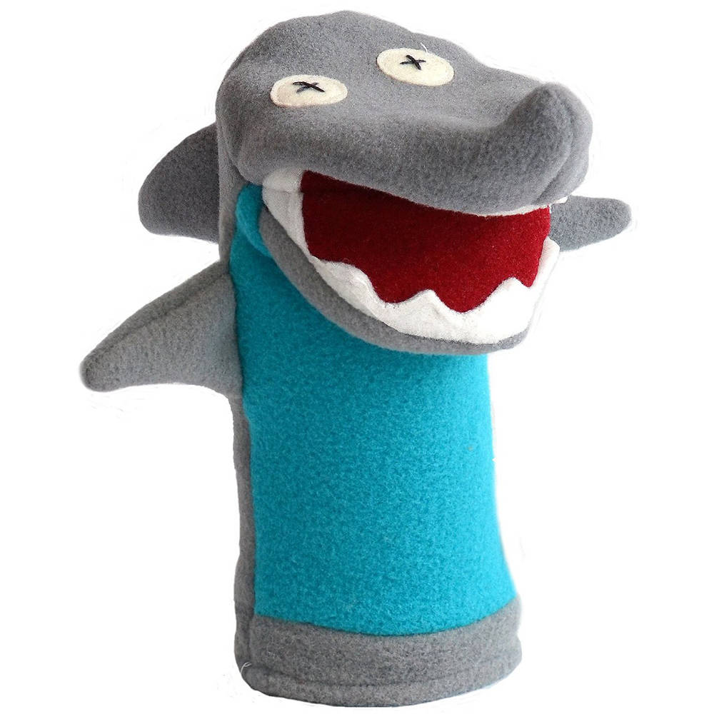 Dog, Shark, Moose Puppets, Safe for All Ages (newborn+), Movable Mouths ...