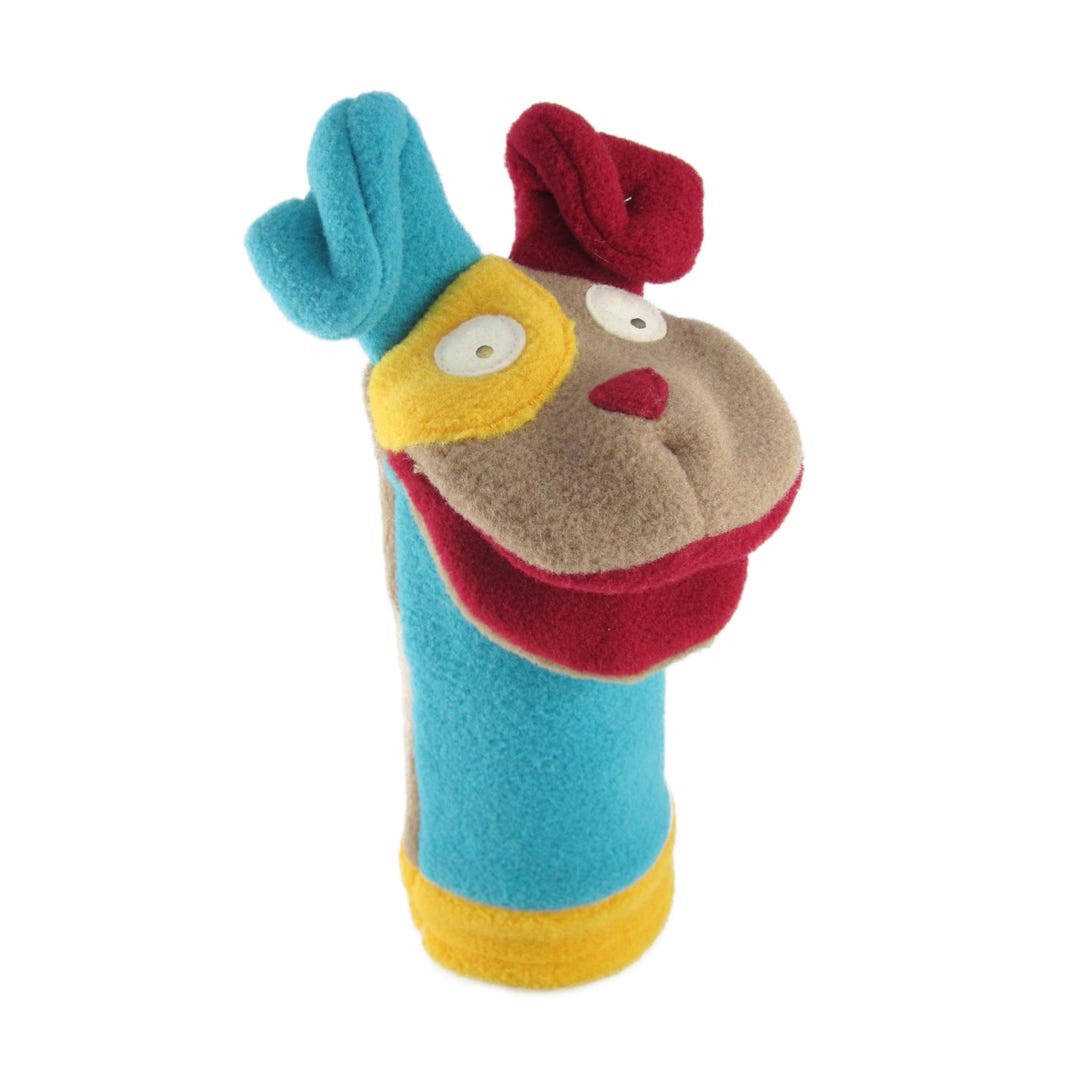 Blue Dog - Softy Hand Puppet - Etsy