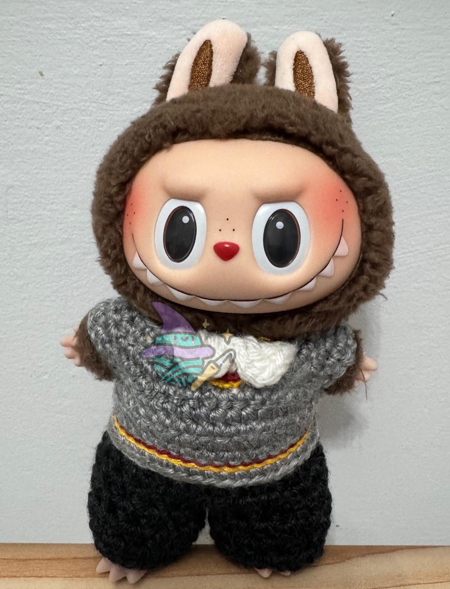 Wizarding Costume for Labubu-sized Doll, Doll Clothing, Magic School ...