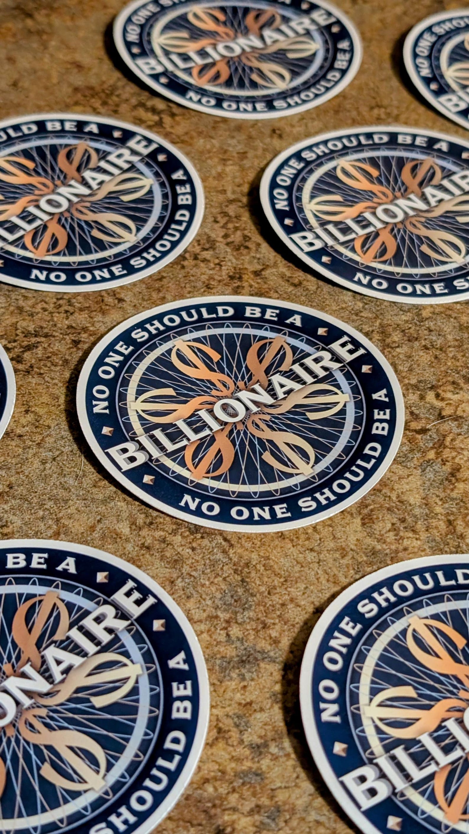 No One Should Be A Billionaire Sticker | Wealth Inequality, Parody - Etsy