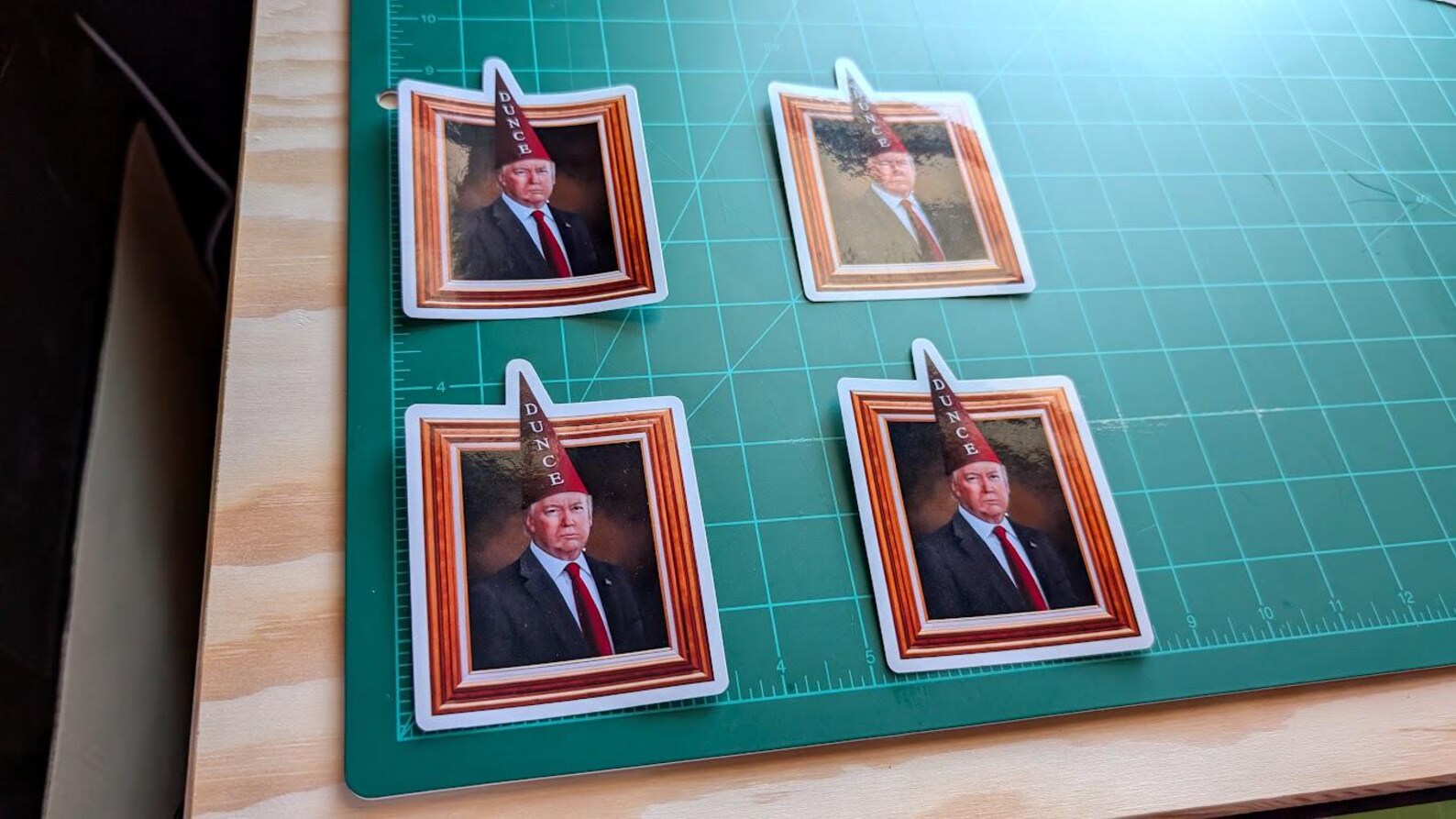Trump Dunce Cap Satirical Sticker – Political Humor Decal - Etsy