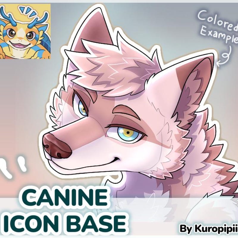 Anthro Wolf Art - Etsy