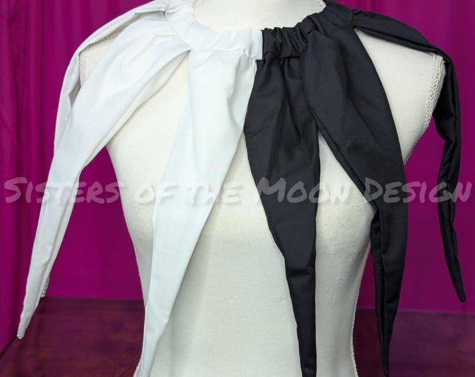 Detachable Pointed Jester Collar Clown Collar Neck Accessories With Pom ...