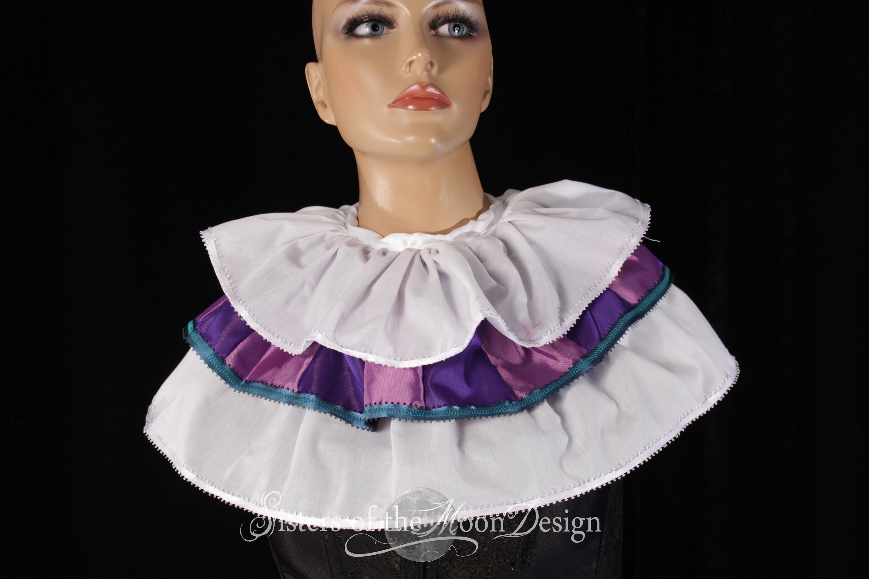 Pennywise The clown Three layer collar neck ruff ruffle bib | Etsy