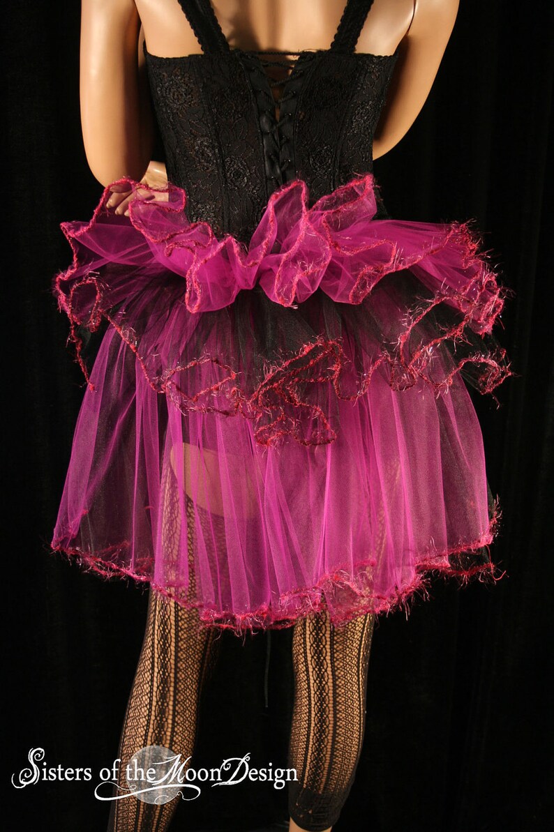 Fairy Dance Layered Tulle Bustle Belt Beautiful Trimmed - Etsy