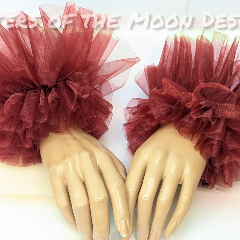 Neck Ruffle and Wrist Cuffs - Etsy