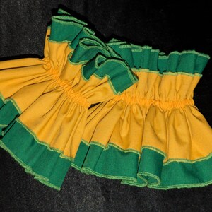 Custom Color Clown Ruffle Wrist Cuffs Set Wristlets Anklets Clowncore ...