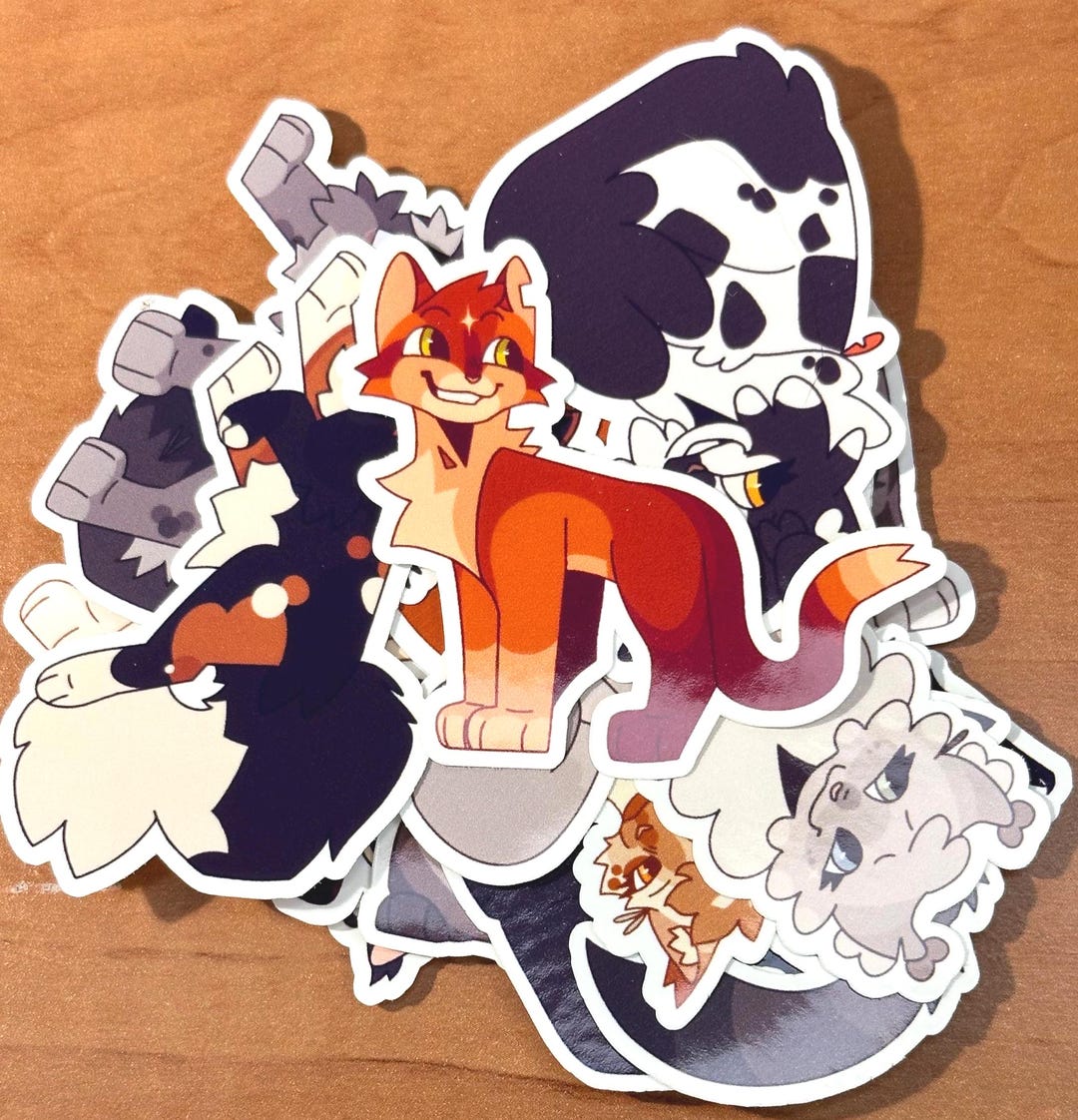 1.5 Inch Warrior Cat Stickers! - Etsy