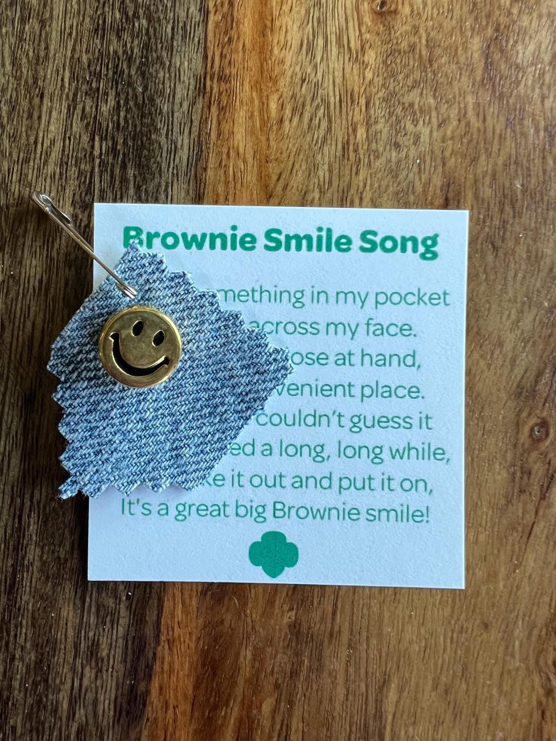 SWAP KIT Girl Scout Swaps Brownie Smile Song Set of 20 - Etsy