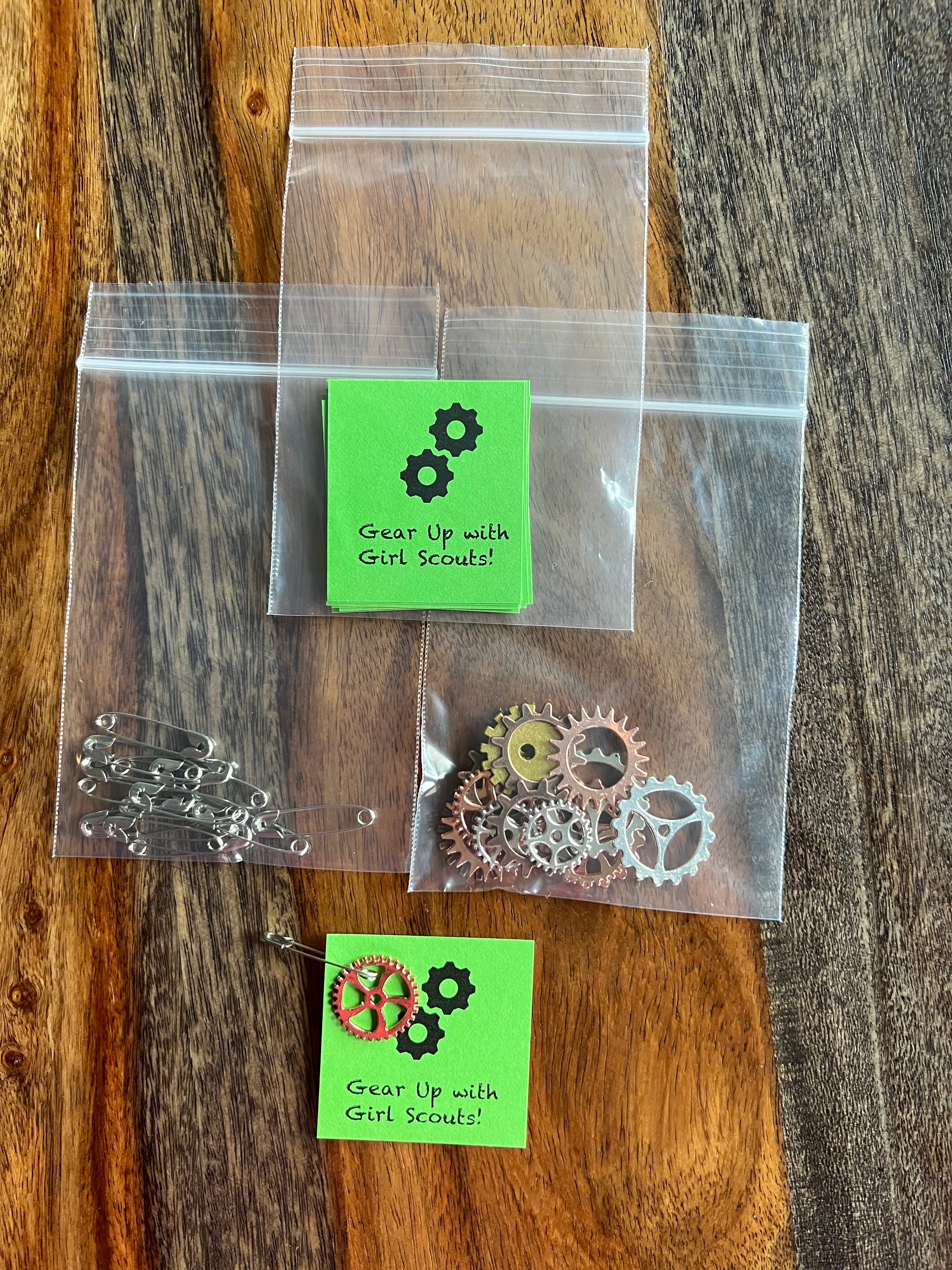 SWAP KIT Girl Scout Swaps Gear up With Girl Scouts Kit Set of 15 - Etsy