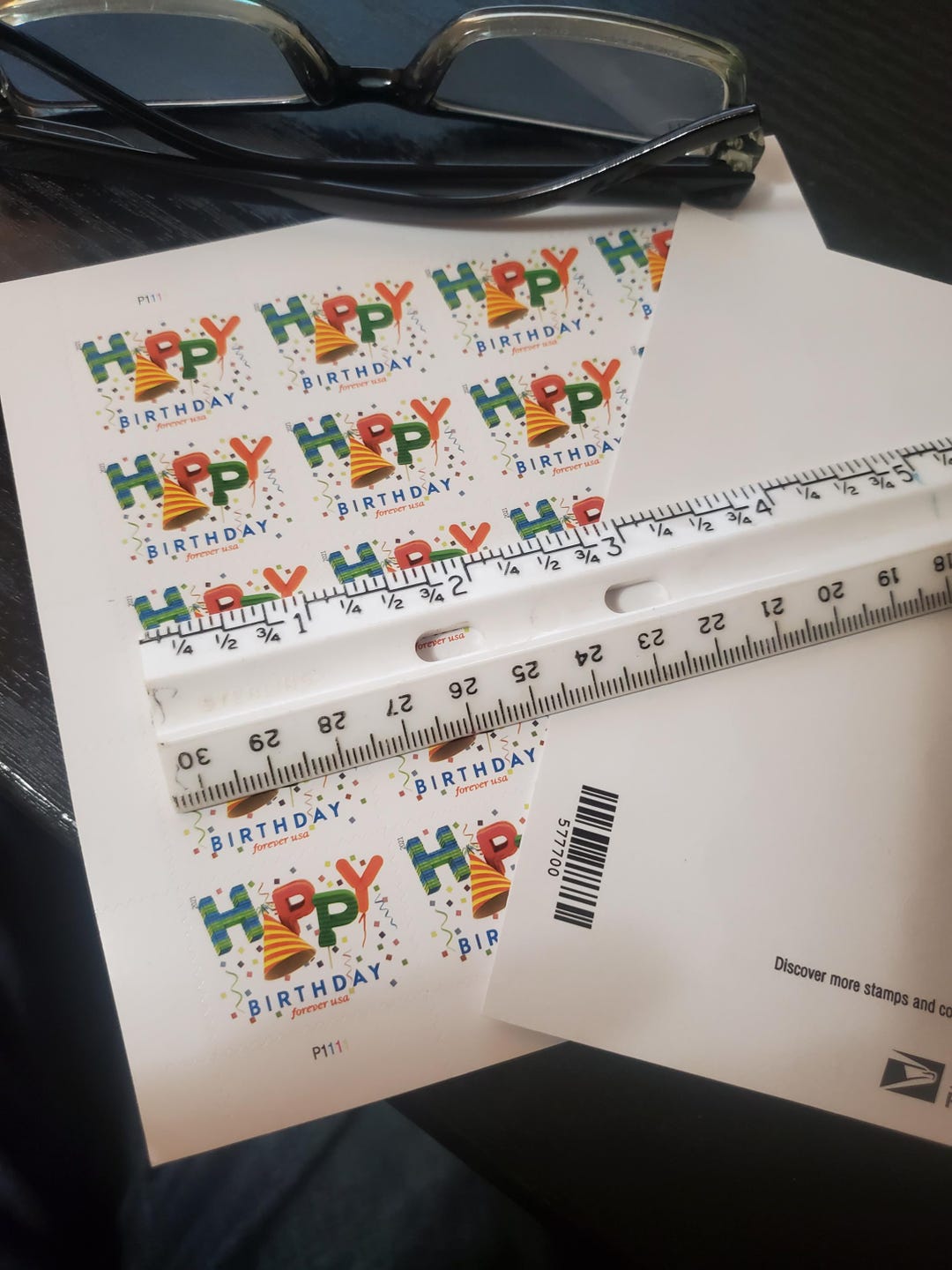 2020 USPS Sheet OF 20 First Class Letter Stamps Happy Birthday W/party ...