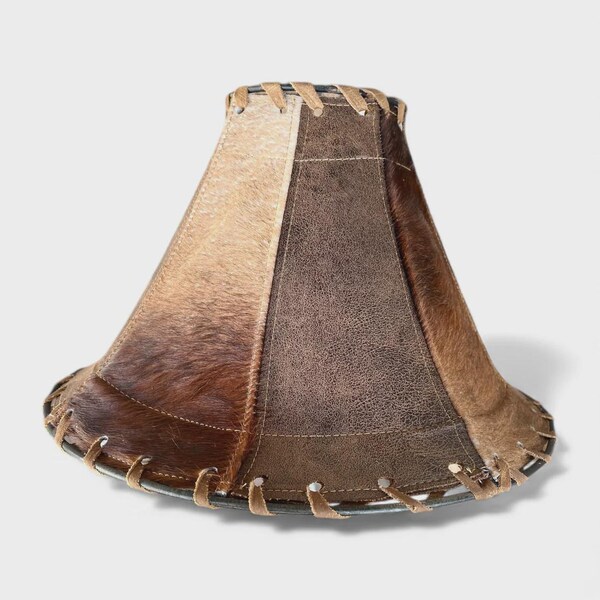 Cowhide Lamp Shade - Etsy UK