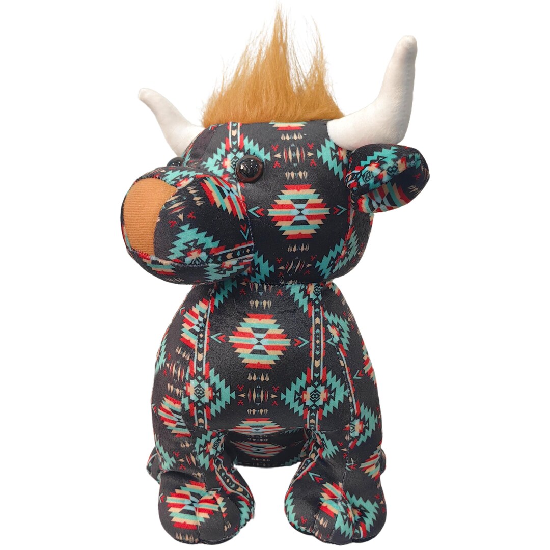 Black Aztec Highland Plush Toy - Farm Pals Collection - Etsy
