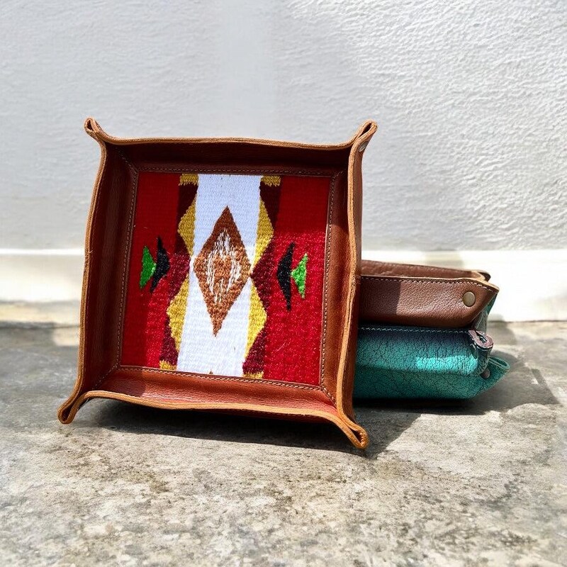 Leather Coffee Table Tray - Etsy