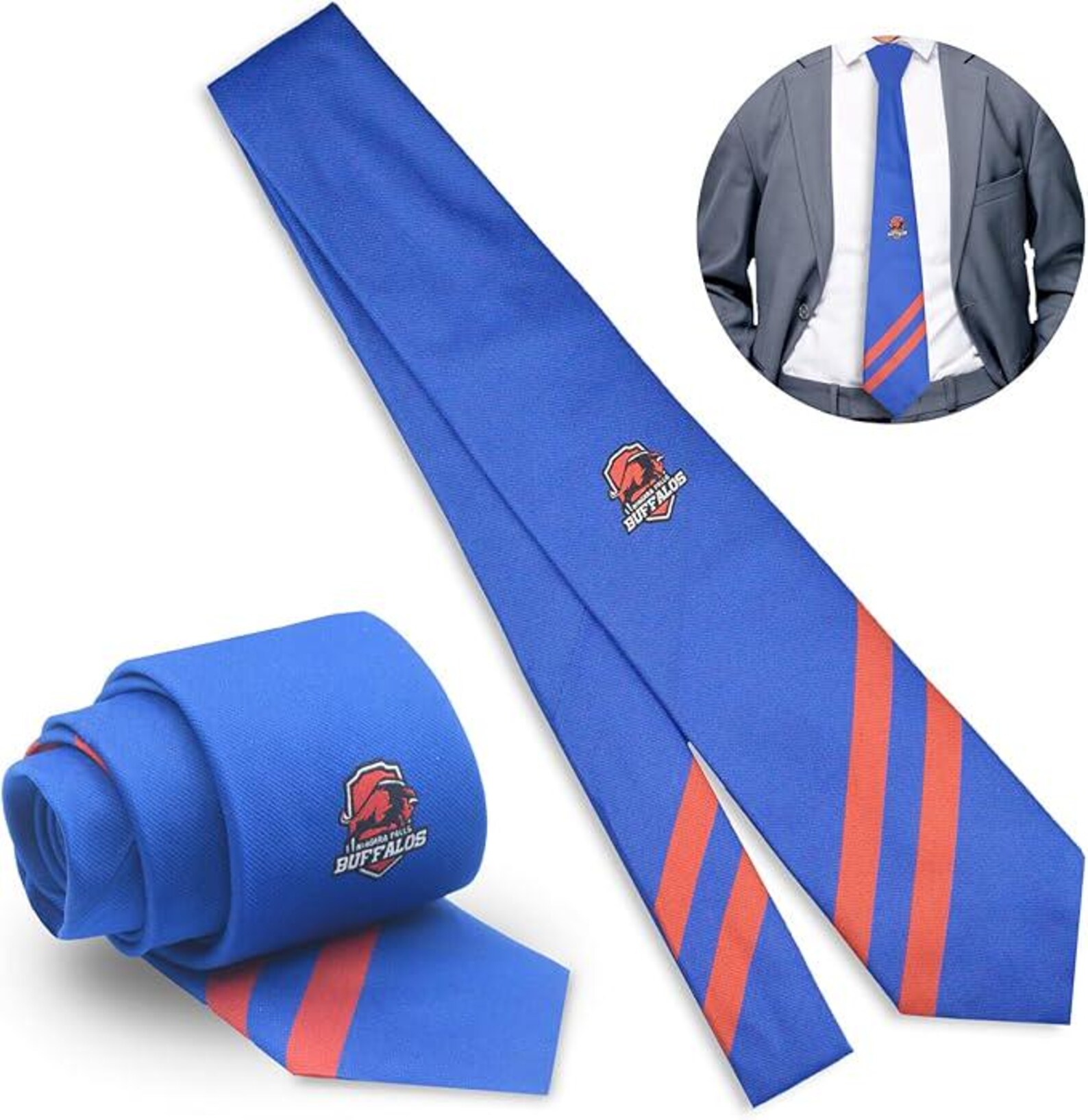 Woven Jacquard Neck Ties - Custom Logo Ties for Men, Personalized ...