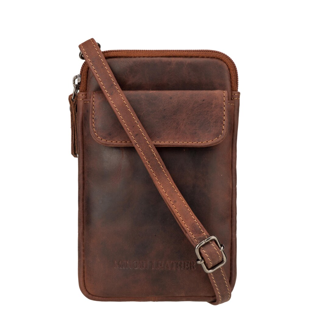 Freya Vintage Leather Crossbody Bag – Chestnut - Etsy