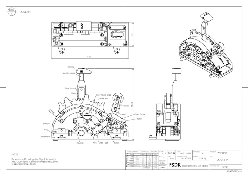 Flap & Landing Gear Add-on Unit for TCA Quadrant Boeing of THRUSTMASTER ...
