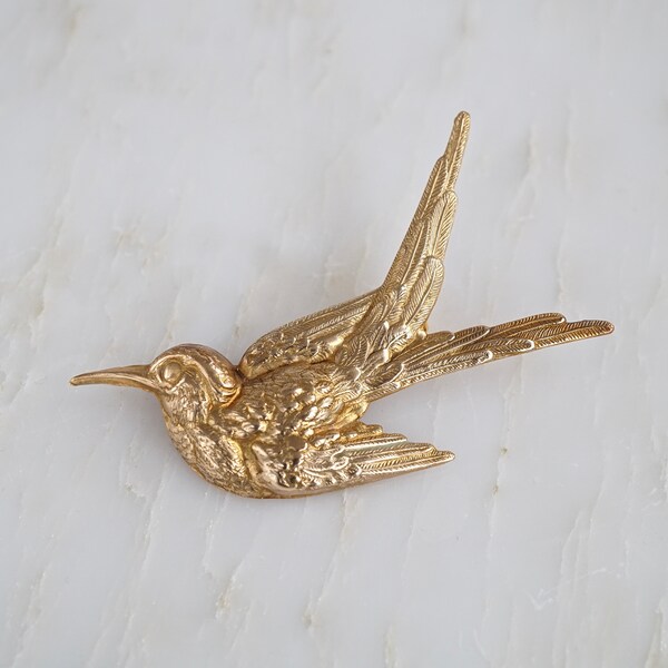 Swallow Brooch - Etsy