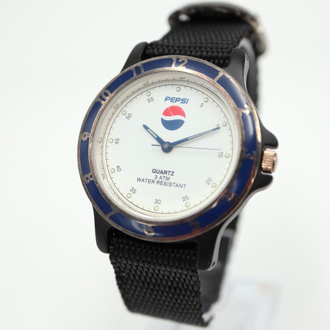 Vintage Promotional Pepsi Cola Watch 37mm Nothing Else is A Pepsi W New ...