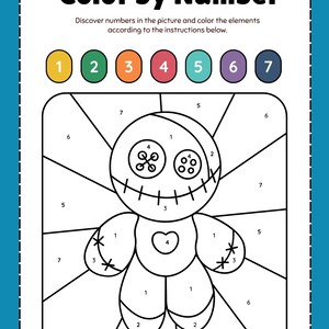 Color by Numbers Activity Pack for Kids | 57 Fun Printable Worksheets ...