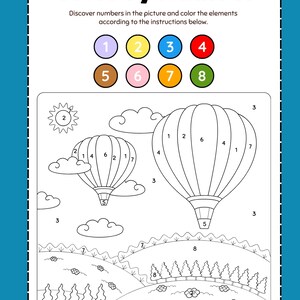 Color by Numbers Activity Pack for Kids | 57 Fun Printable Worksheets ...