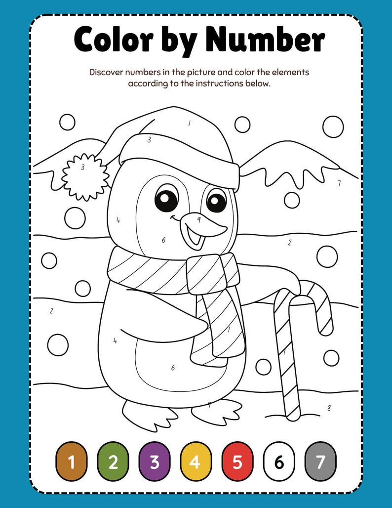 Color by Numbers Activity Pack for Kids | 57 Fun Printable Worksheets ...