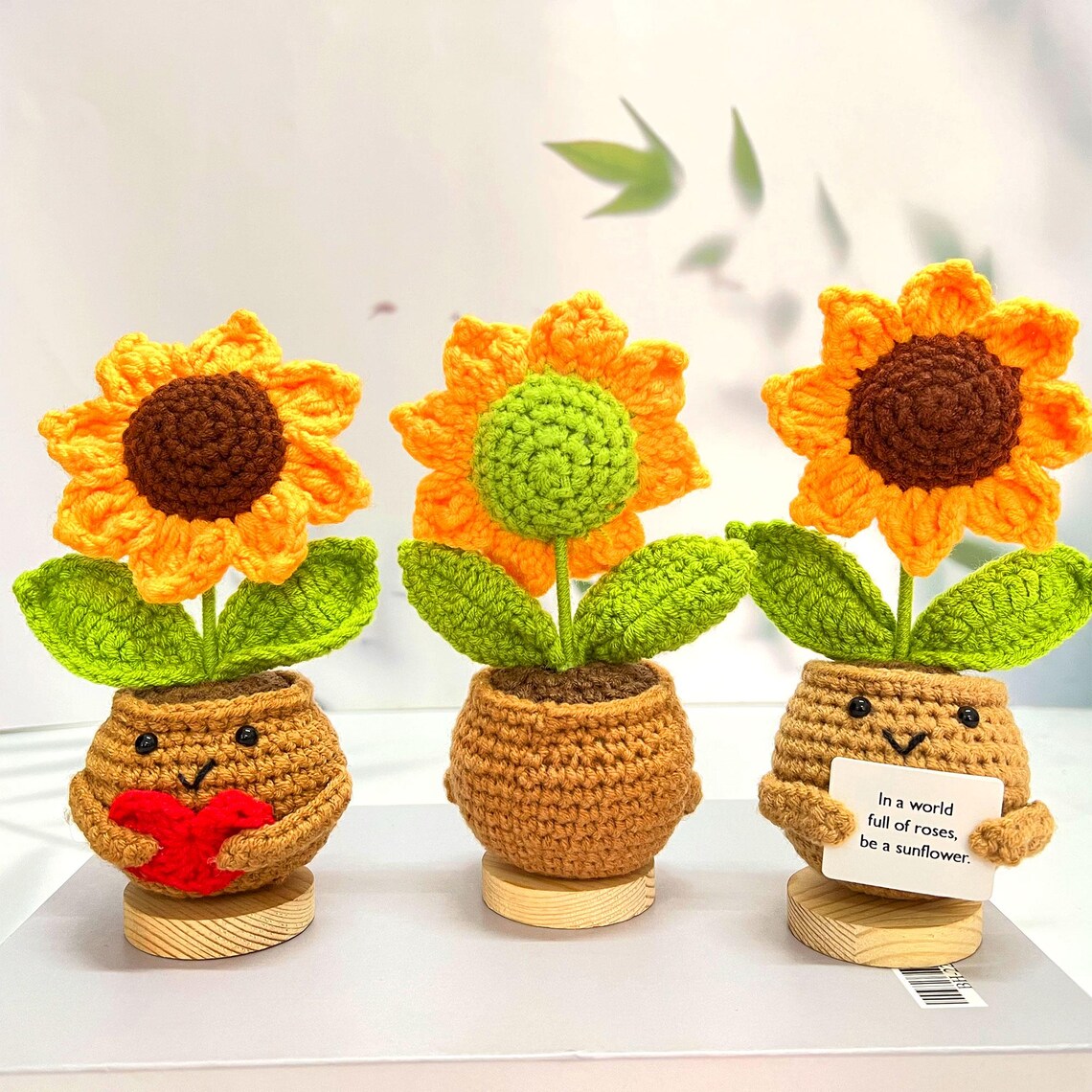 Sunflower Crochet Pattern-includes High-definition Video Tutorials ...